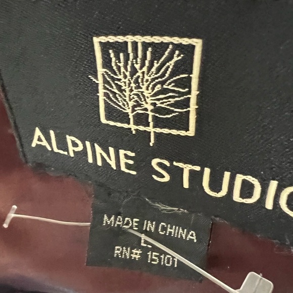 Aloine Studio | Jackets & Coats | Vintage Alpine Studio Deep Cherry Red ...